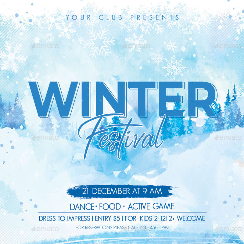 Winter Festival, Print Templates | GraphicRiver