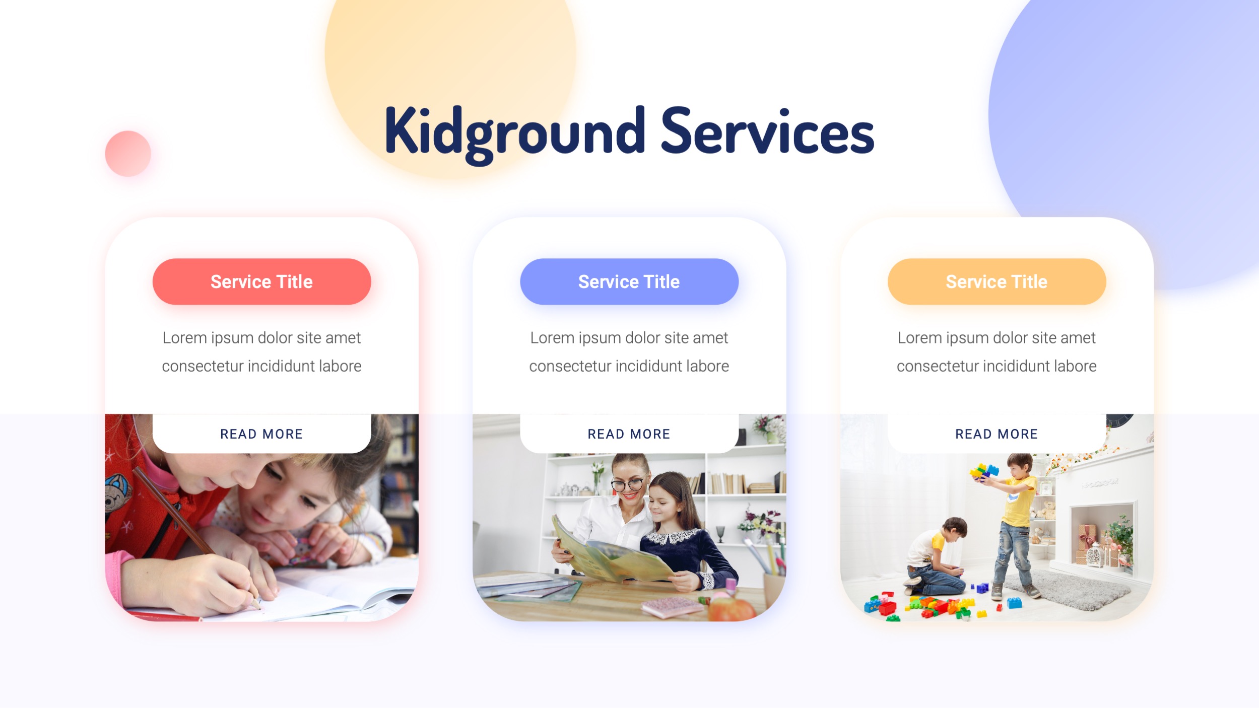 Kindergarten & Preschool PowerPoint Template, Presentation Templates