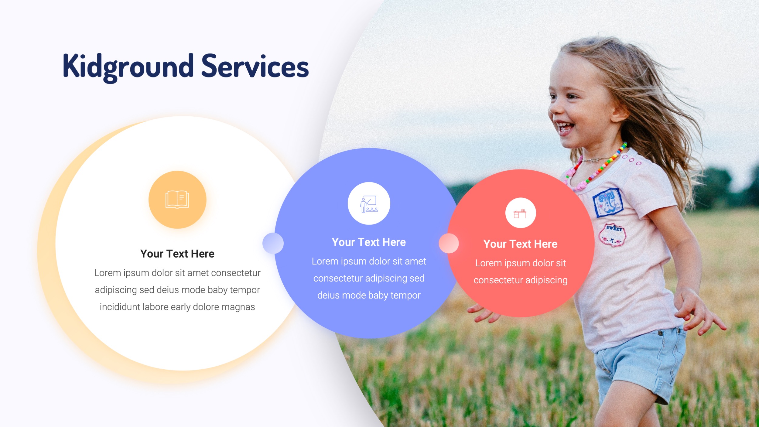 Kindergarten & Preschool PowerPoint Template, Presentation Templates