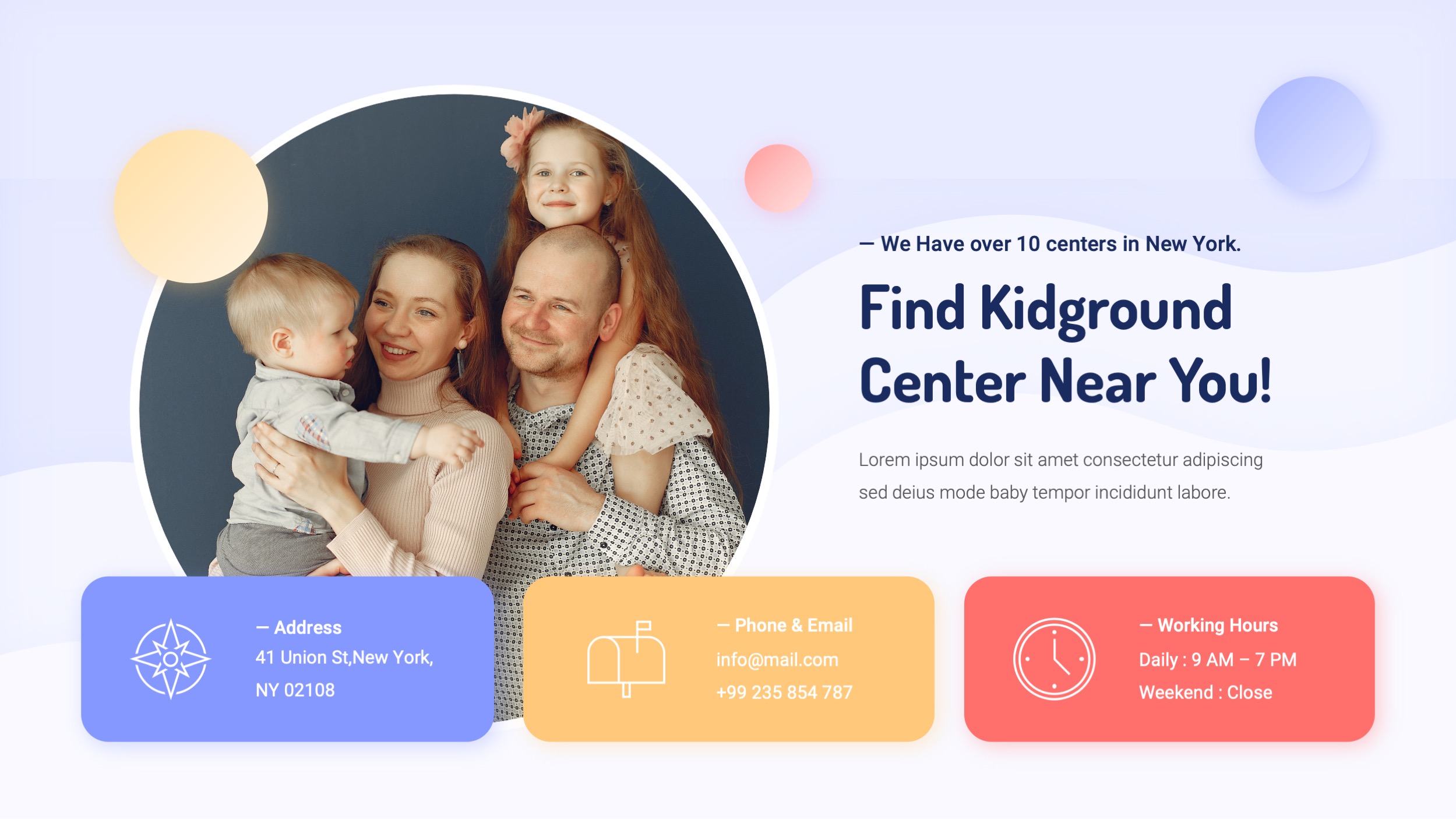 Kindergarten & Preschool PowerPoint Template, Presentation Templates