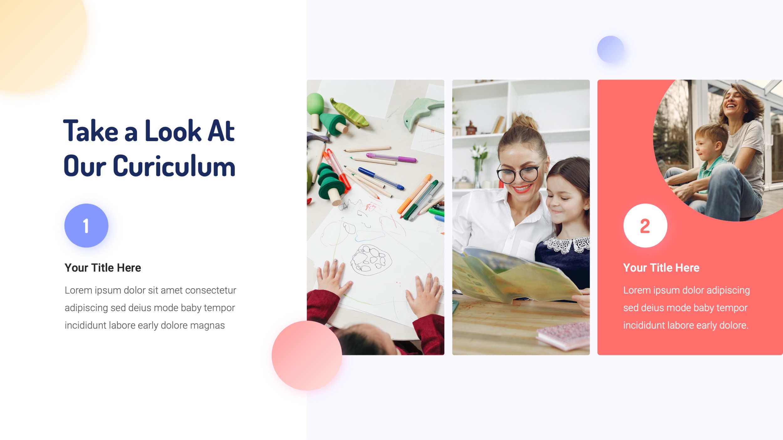 Kindergarten & Preschool Keynote Template by Graphue | GraphicRiver