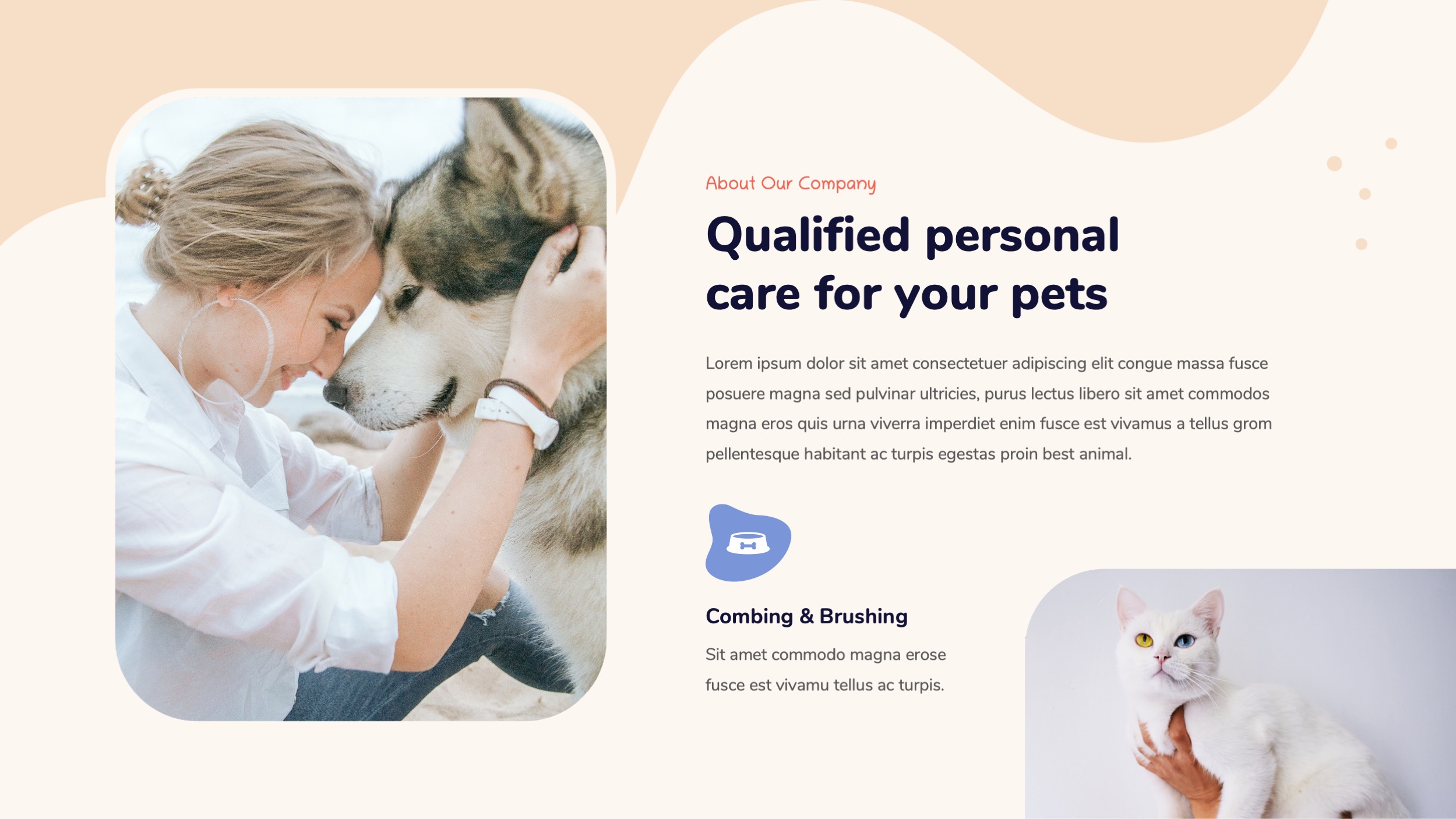Pet Care & Veterinary Google Slides Template, Presentation Templates