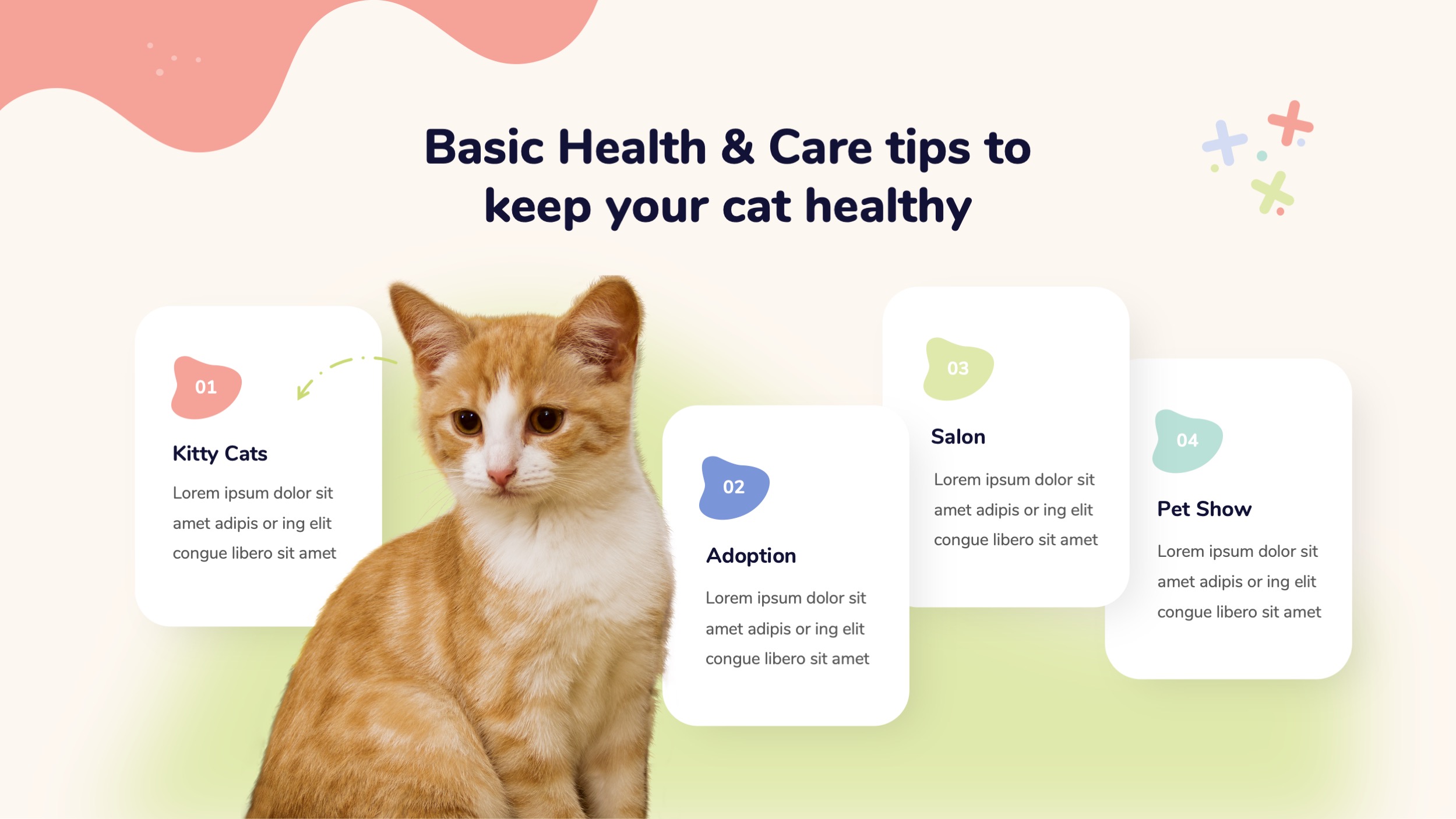 Pet Care & Veterinary Google Slides Template, Presentation Templates