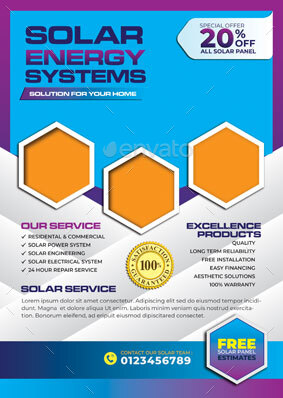 Solar Energy, Print Templates | GraphicRiver