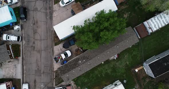 A low-income trailer park shows the extreme poverty and despair that ...