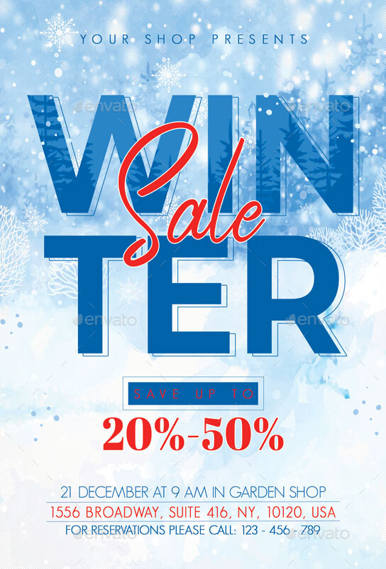 Winter Sale, Print Templates | GraphicRiver