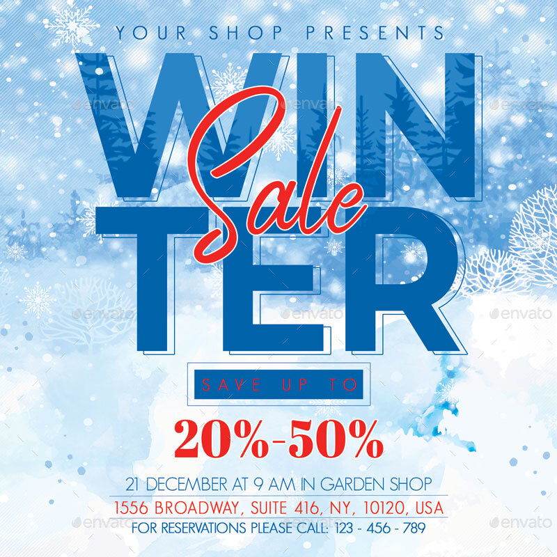 Winter Sale, Print Templates | GraphicRiver