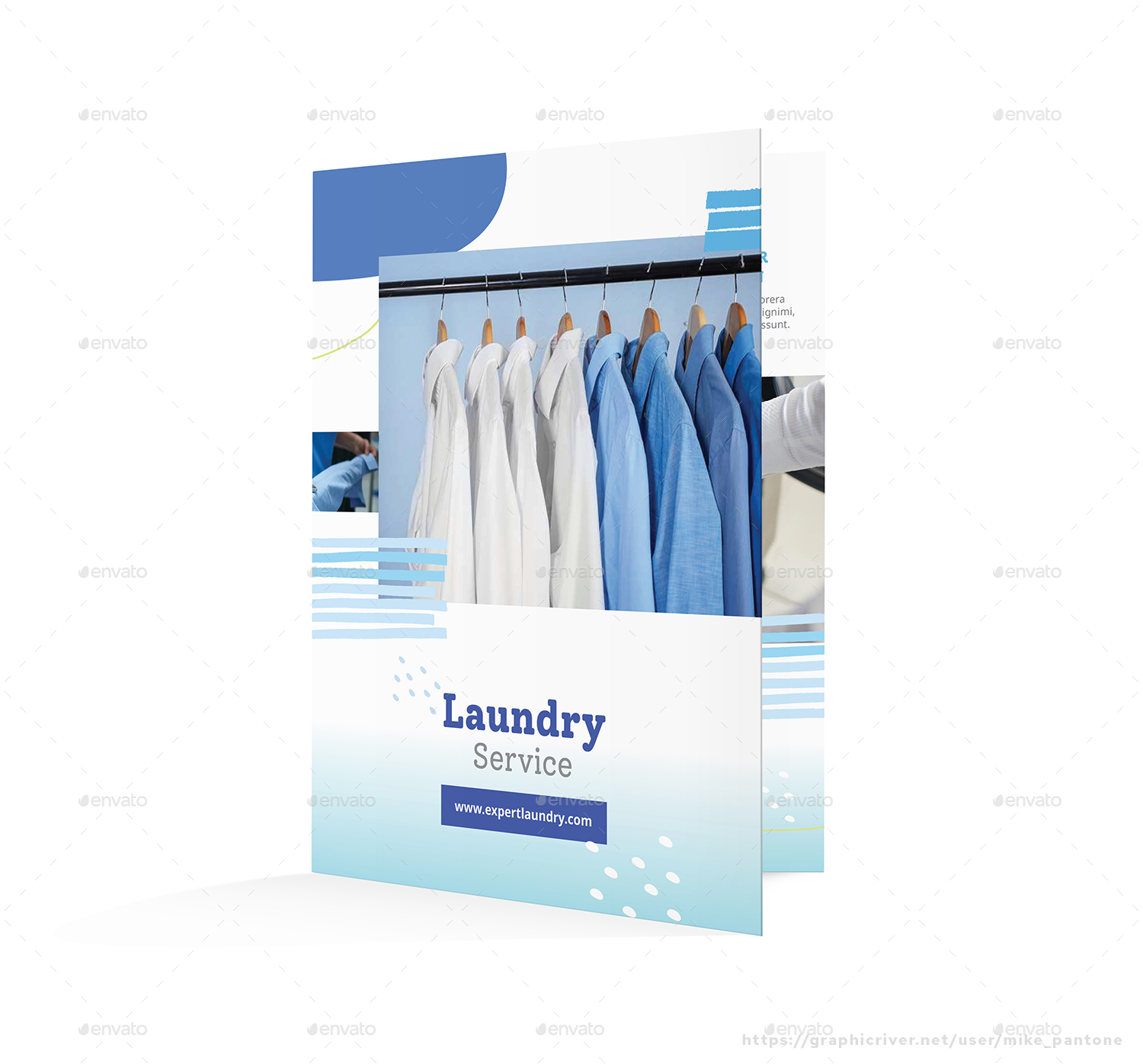 Laundry Service Print Bundle by Mike_pantone | GraphicRiver