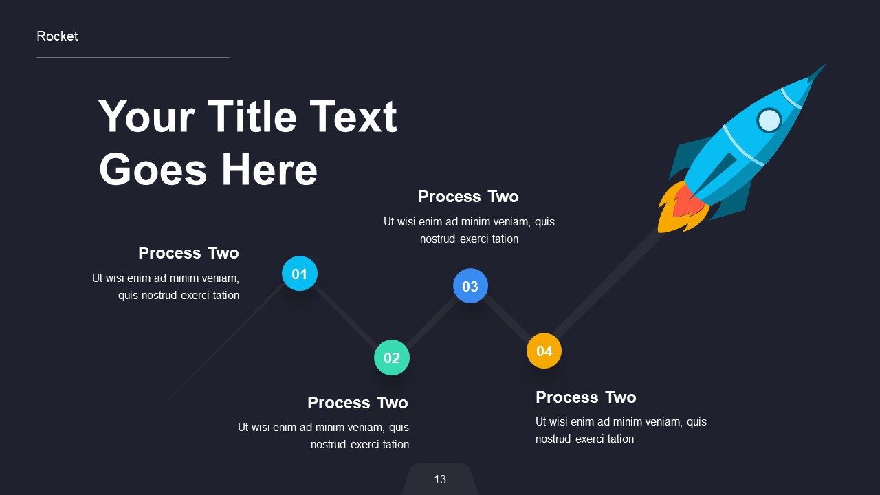 Rocket Infographic Powerpoint Presentation Template, Presentation Templates