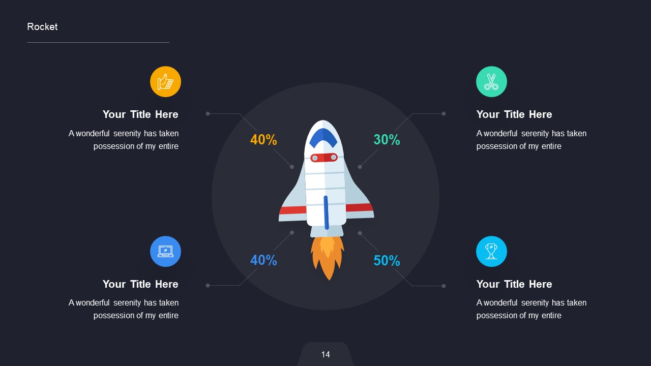 Rocket Infographic Powerpoint Presentation Template, Presentation Templates