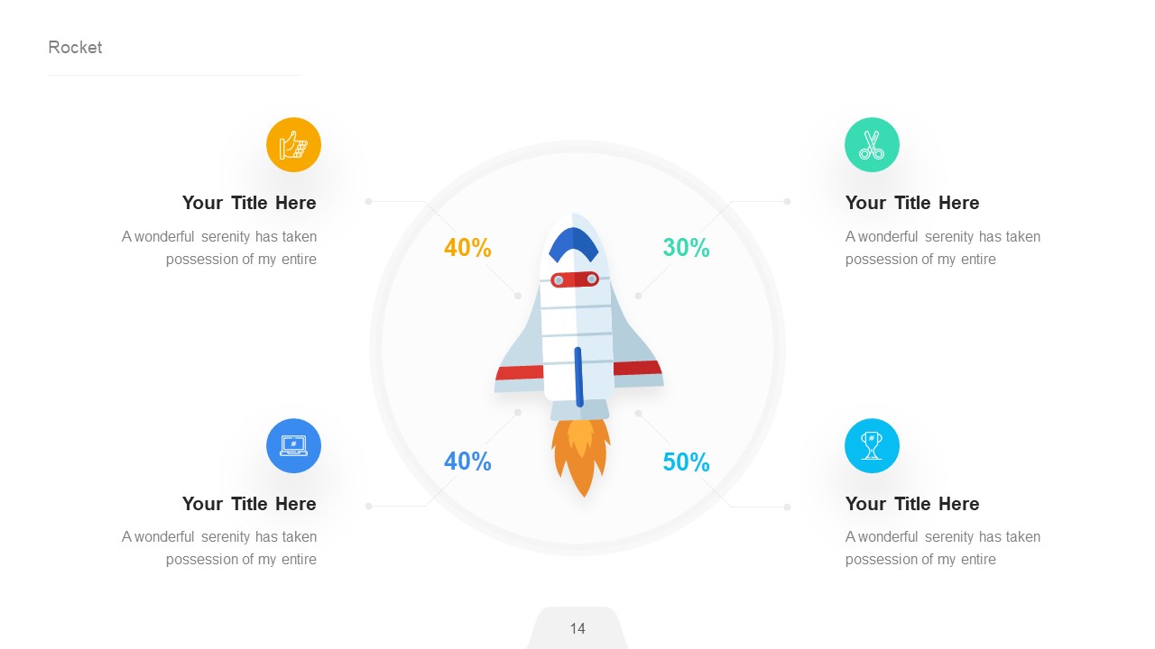 Rocket Infographic Powerpoint Presentation Template, Presentation Templates