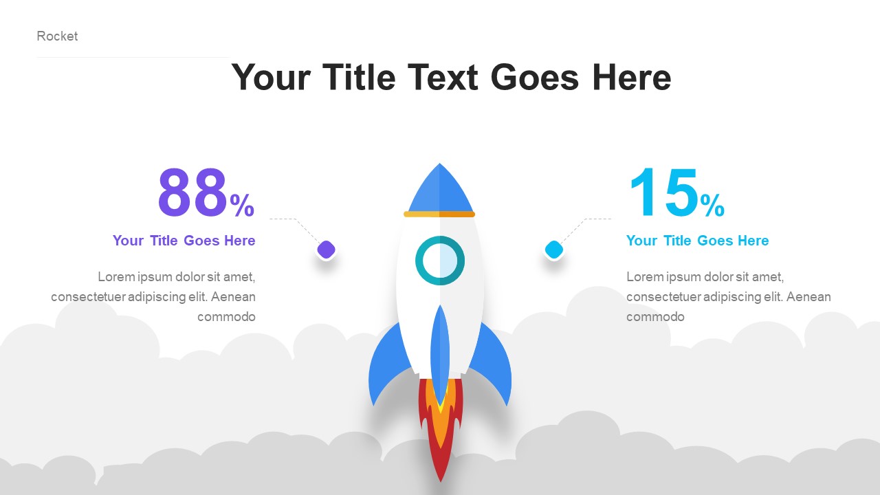 Rocket Infographic Powerpoint Presentation Template, Presentation Templates