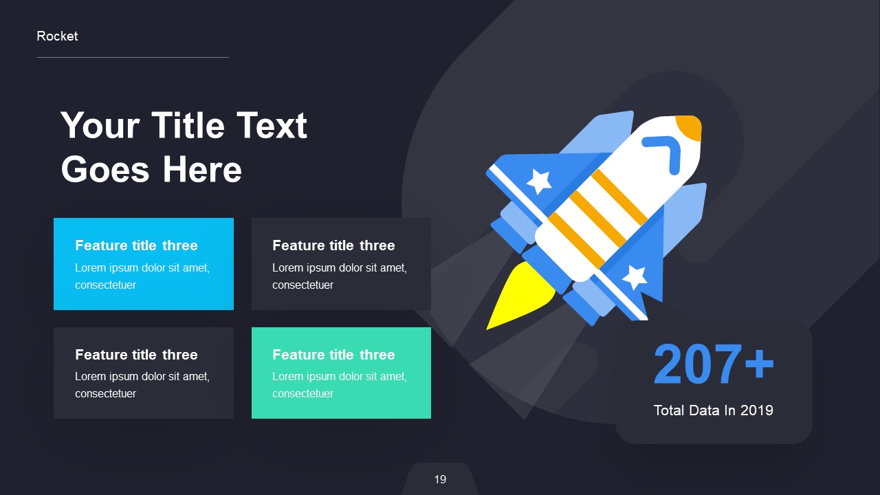 Rocket Infographic Powerpoint Presentation Template, Presentation Templates