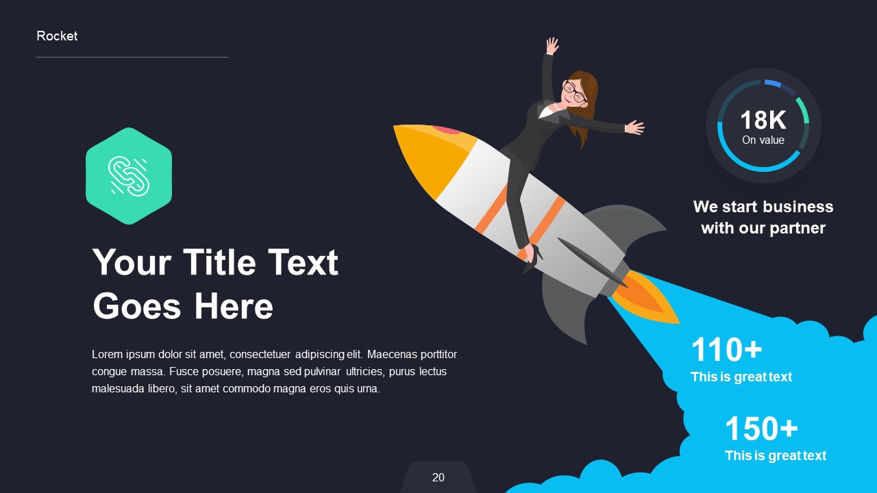 Rocket Infographic Powerpoint Presentation Template, Presentation Templates