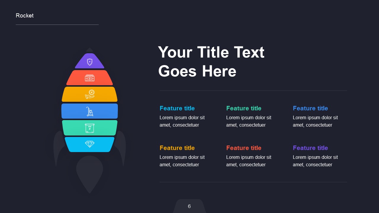 Rocket Infographic Powerpoint Presentation Template, Presentation Templates