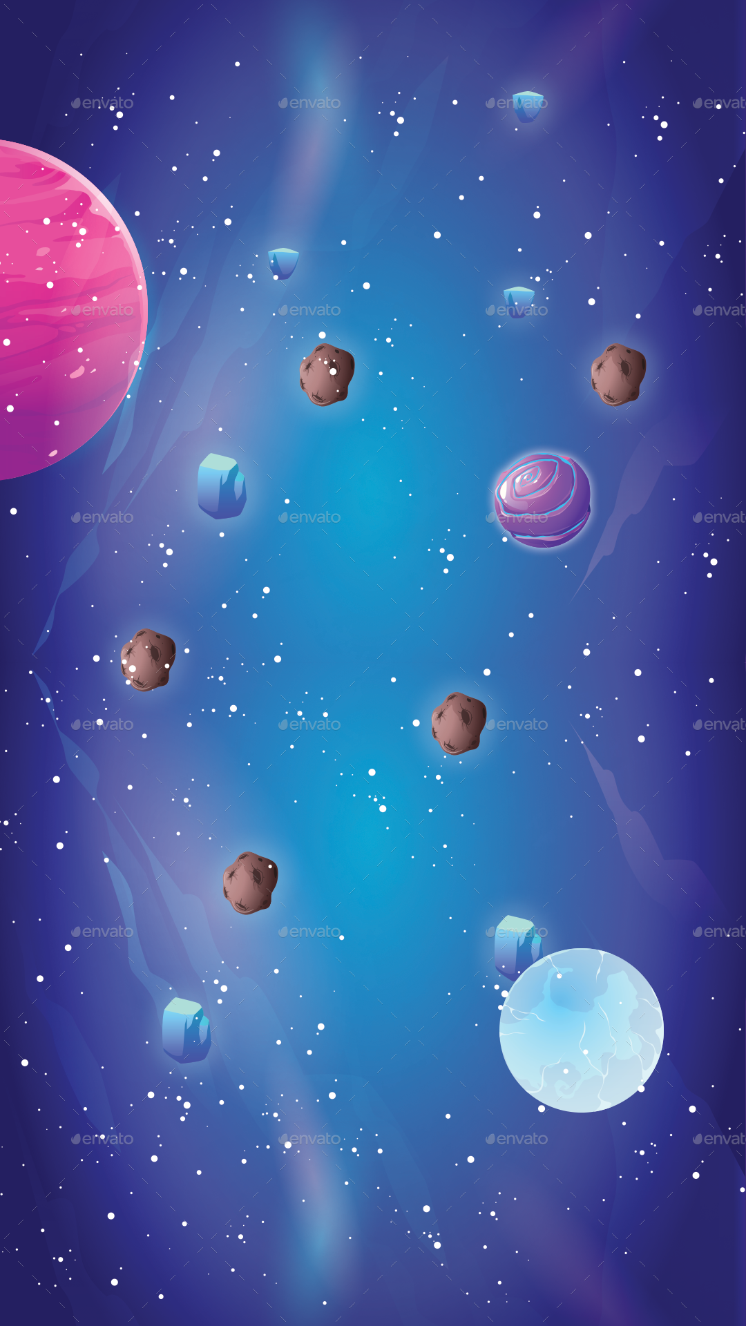 Portrait Parallax Background, Game Assets | GraphicRiver