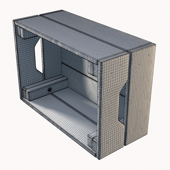 Realistic of wooden crate with PBR textures by Lotus_Studio | 3DOcean