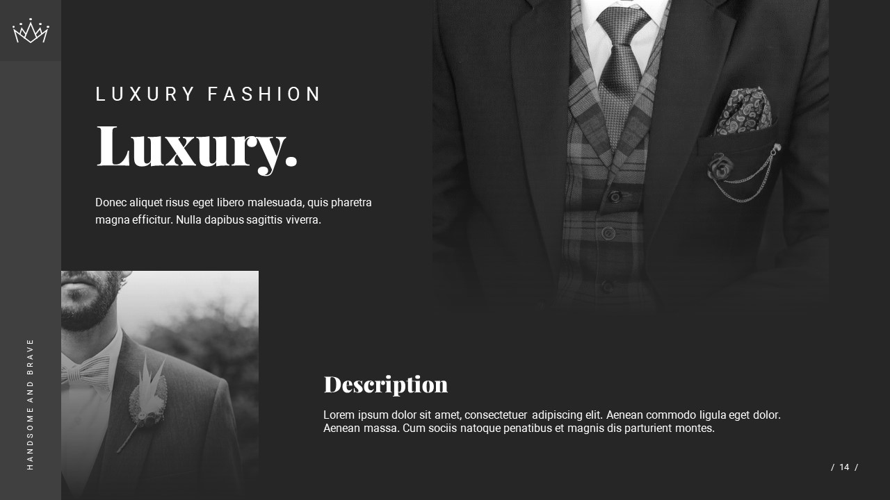 Doluxe Luxury Presentation Powerpoint Template, Presentation Templates