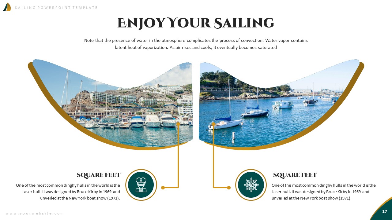Sailing Ocean Presentation Template, Presentation Templates | GraphicRiver