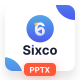 Sixco - Social Media Marketing Powerpoint Template, Presentation Templates