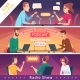 Radio Show Banners. Audio Radio Music Microphones, Vectors | GraphicRiver