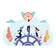 Business People Race to Reach The Target First, Vectors | GraphicRiver