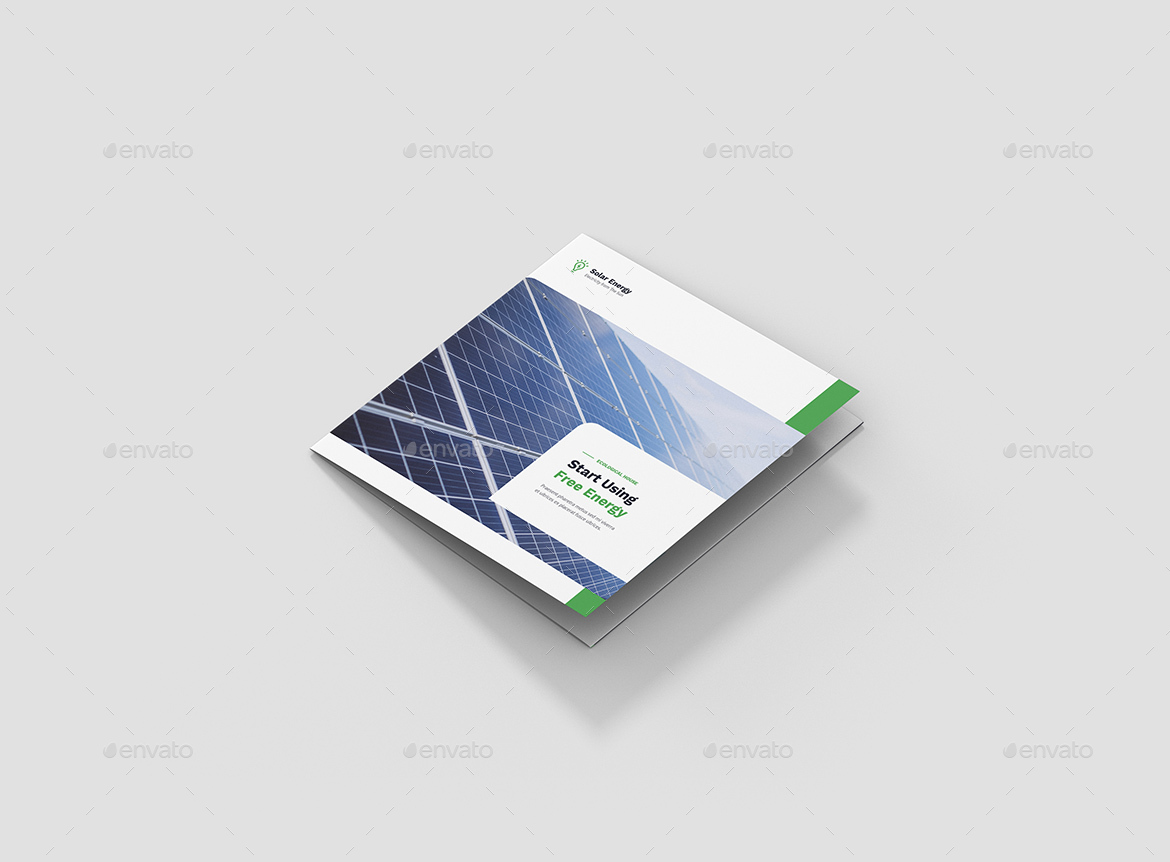 Solar Energy – Brochures Bundle Print Templates 7 in 1, Print Templates
