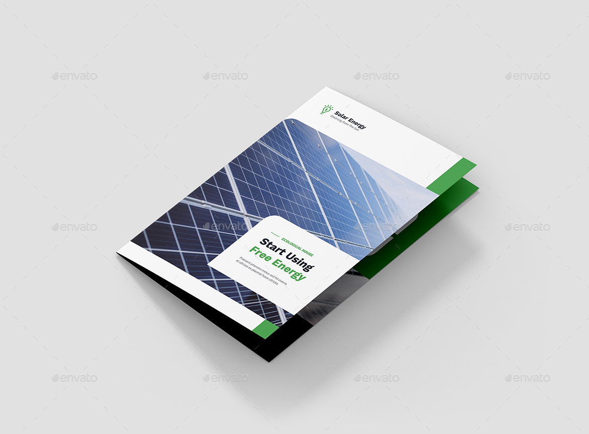 Solar Energy – Brochures Bundle Print Templates 7 in 1, Print Templates