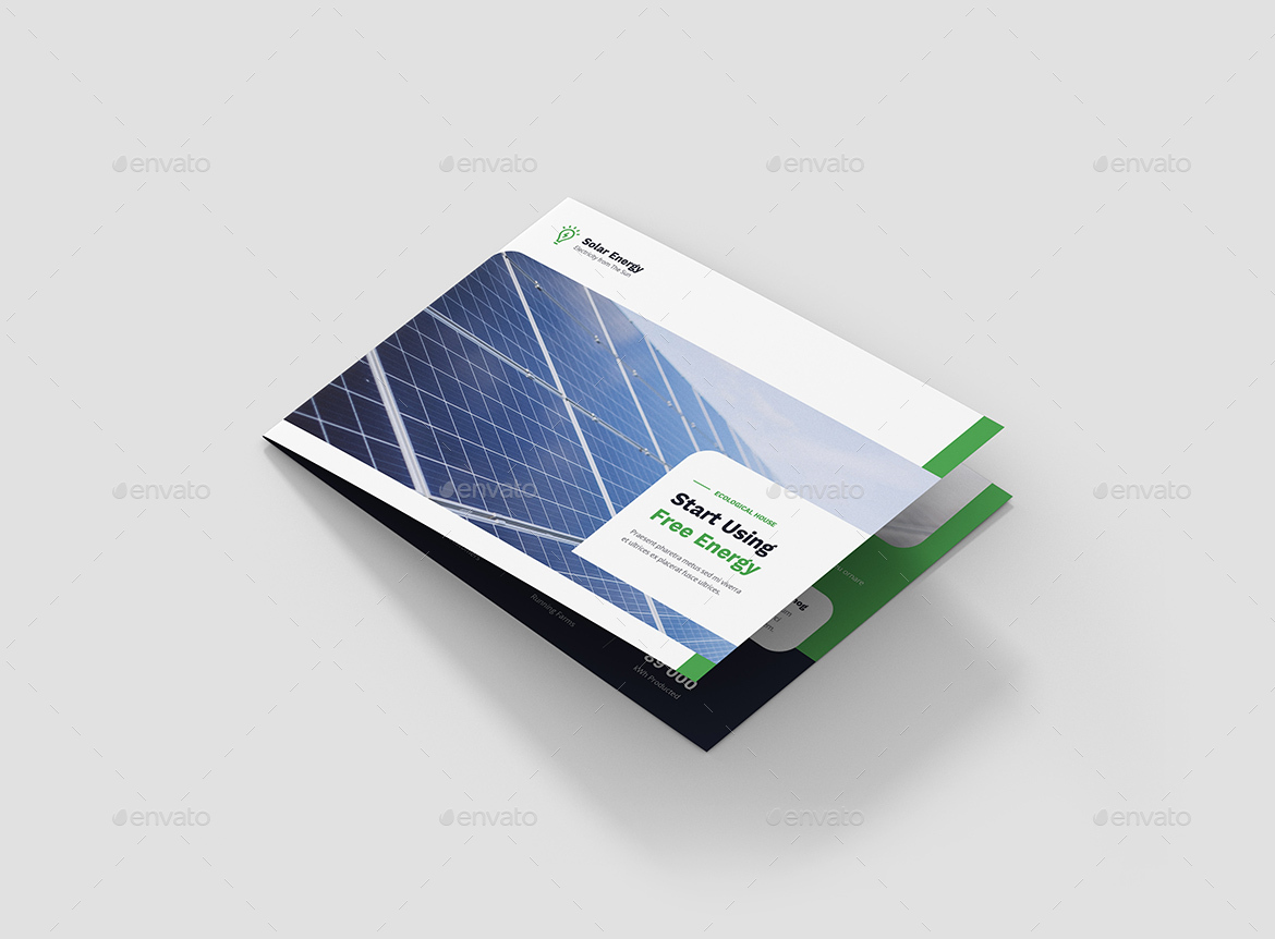 Solar Energy – Brochures Bundle Print Templates 7 in 1, Print Templates