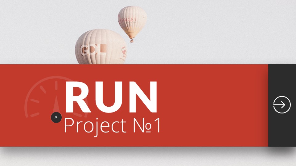 Run Project PowerPoint Presentation Template, Presentation Templates