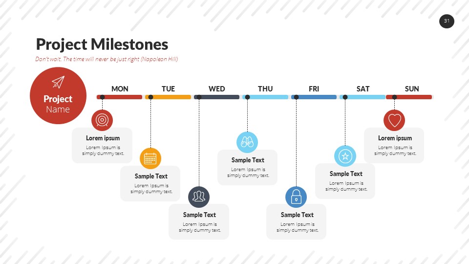 Run Project PowerPoint Presentation Template, Presentation Templates