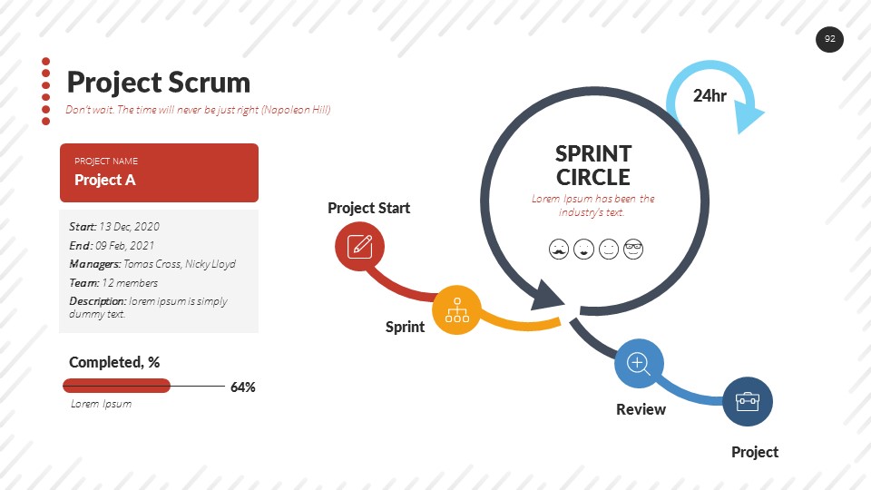 Run Project PowerPoint Presentation Template by SanaNik | GraphicRiver