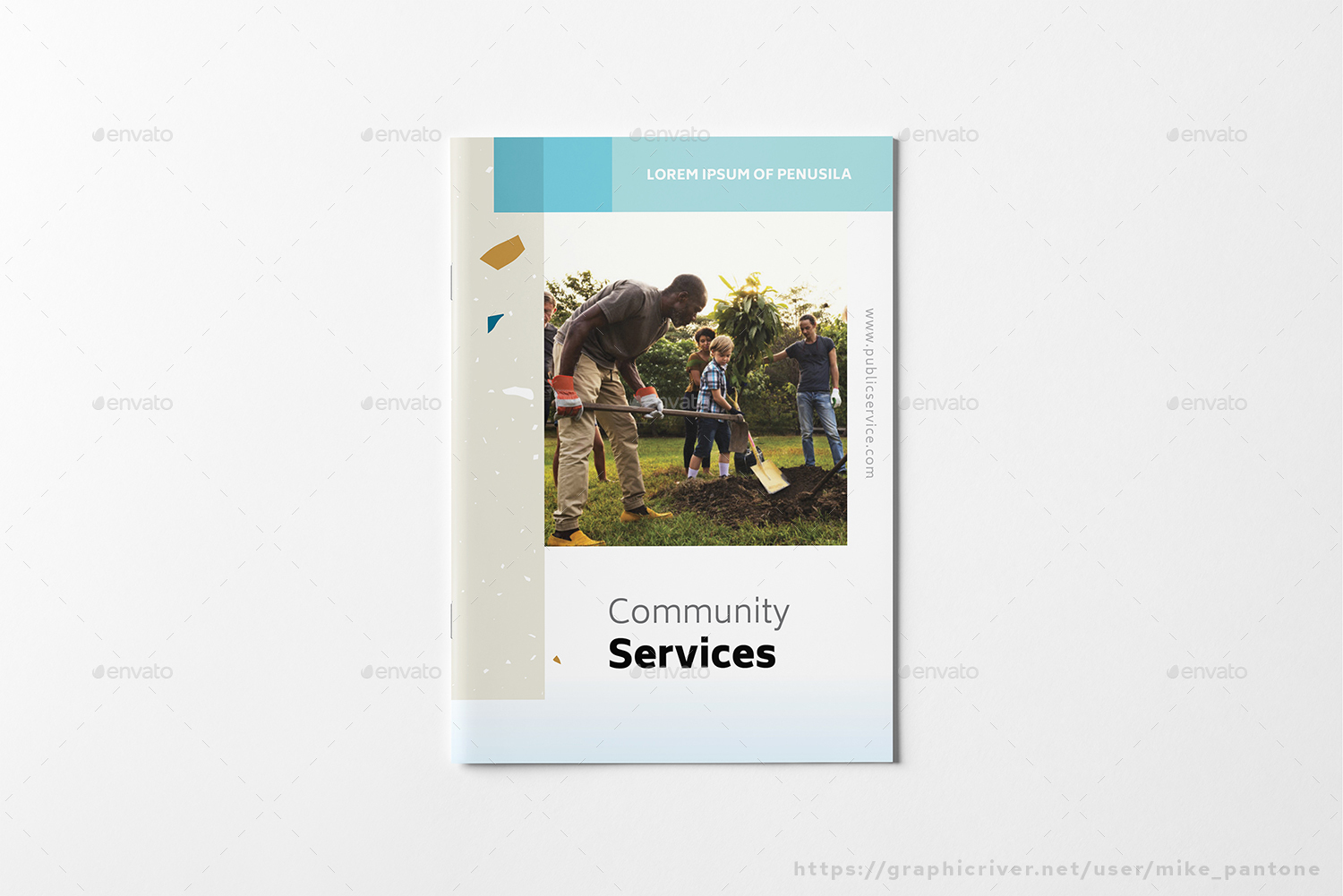 Community Service Information Booklet, Print Templates | GraphicRiver