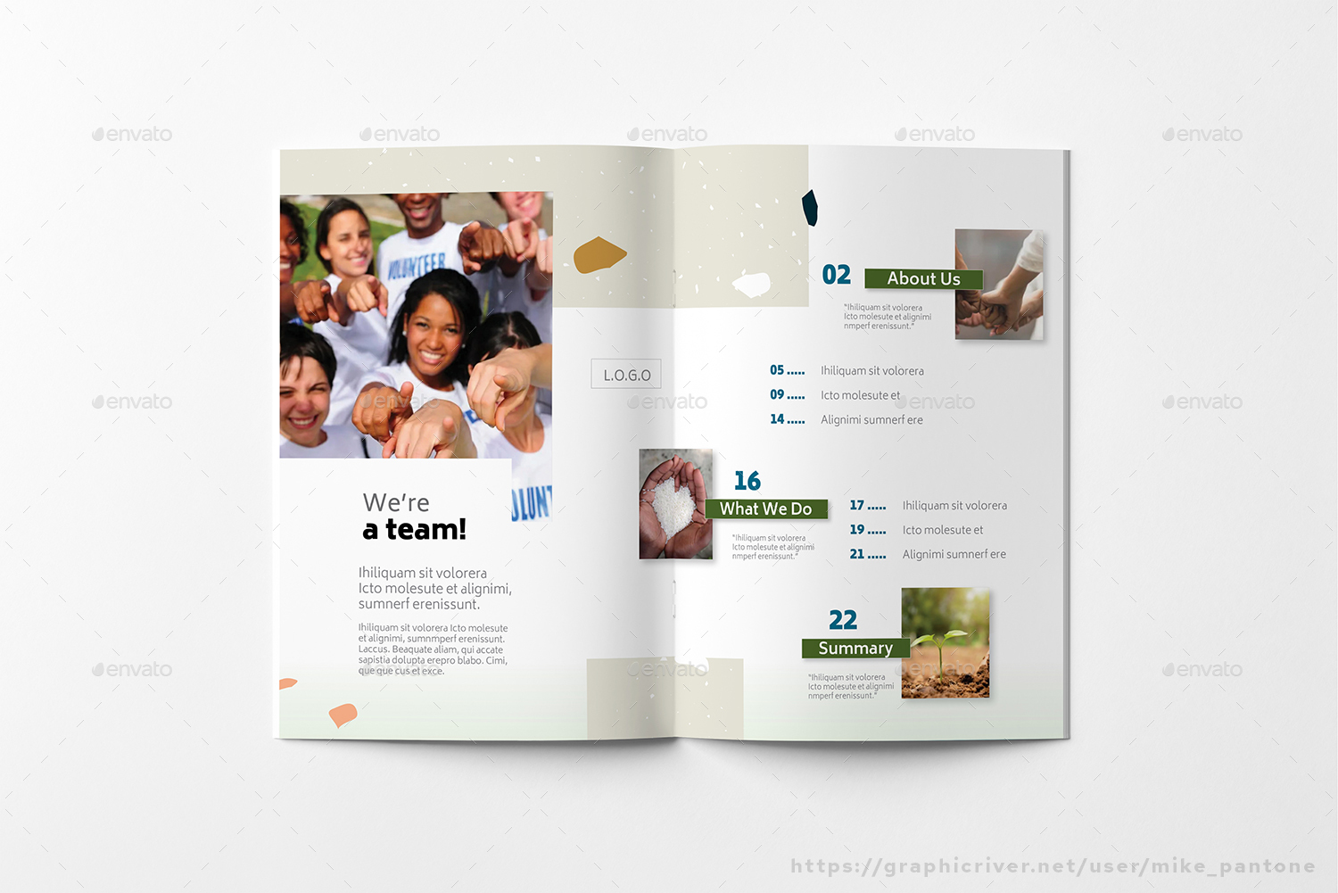 Community Service Information Booklet, Print Templates | GraphicRiver