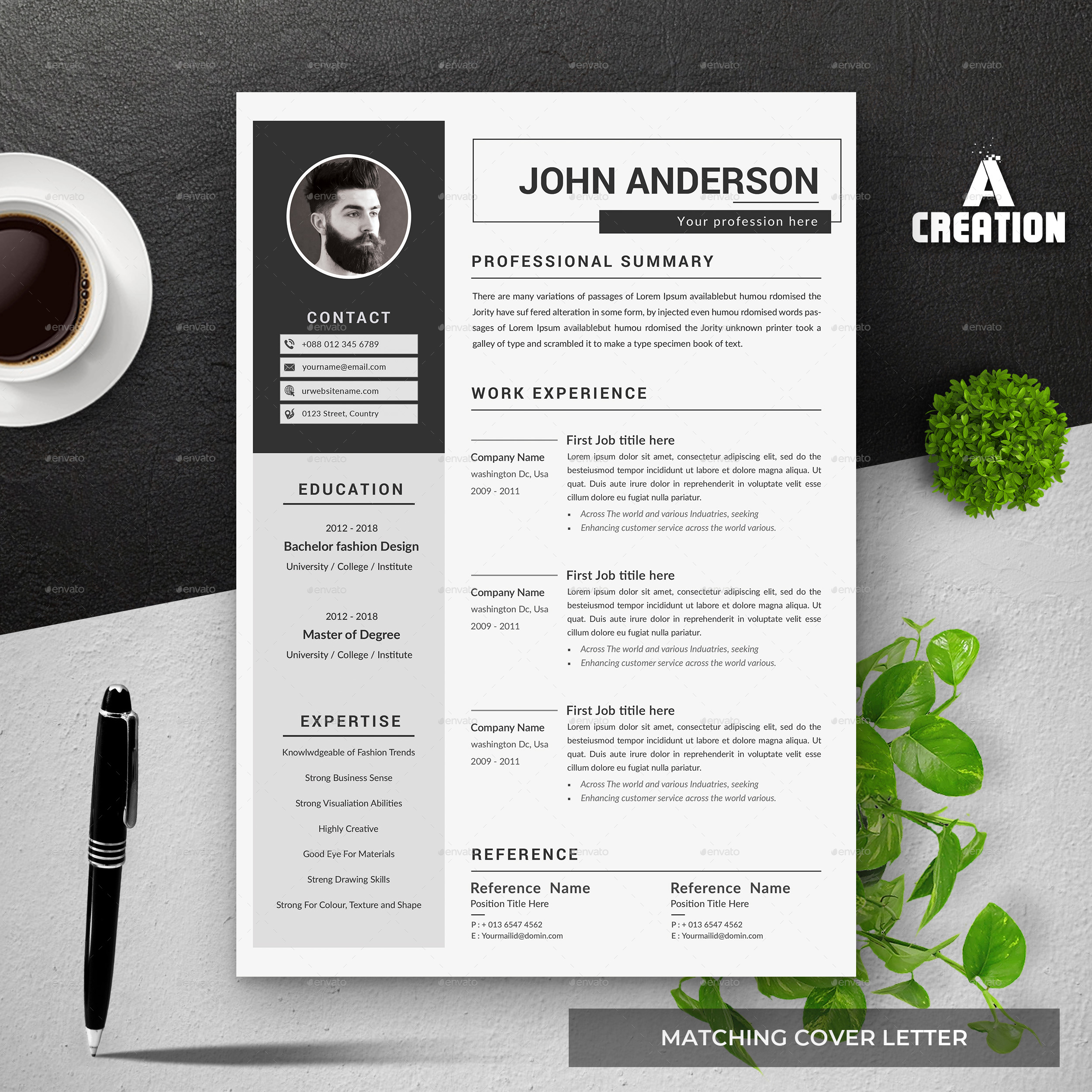 Resume Template, Print Templates | GraphicRiver