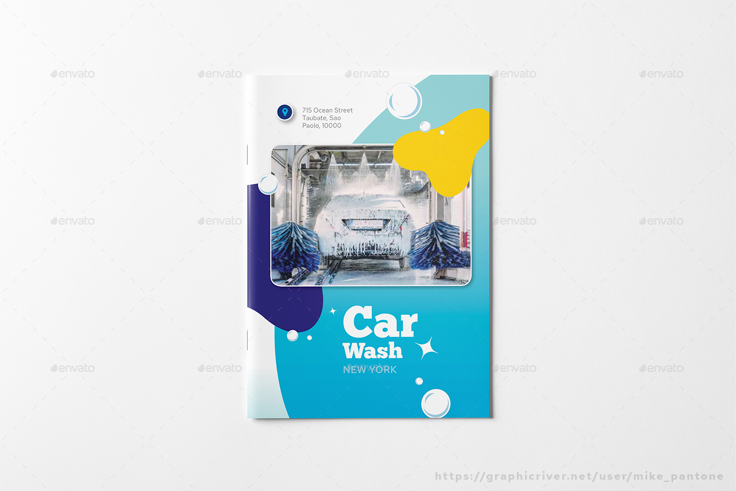 Car Wash Service Booklet Brochure, Print Templates | GraphicRiver