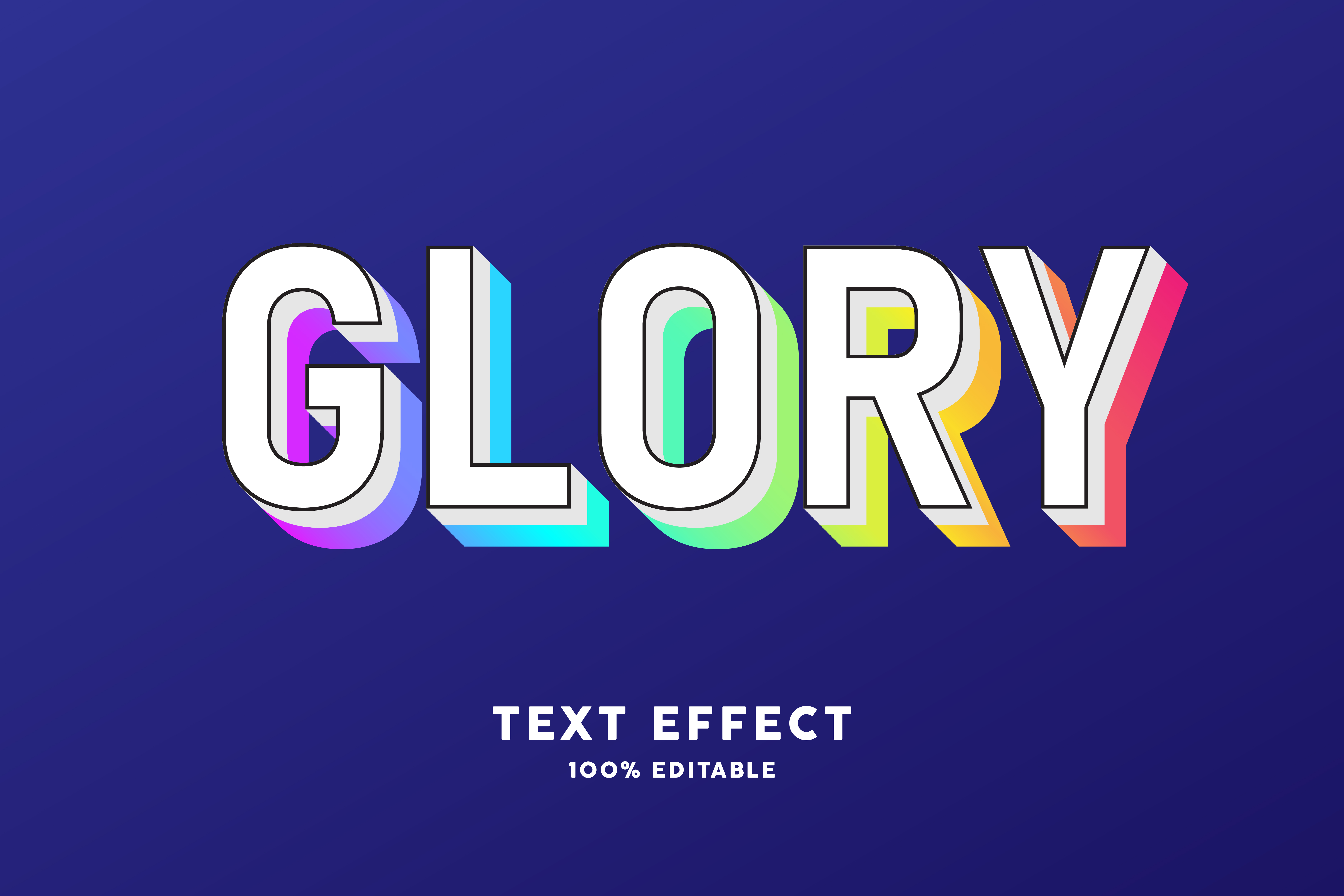 Modern Text effect vol 7, Add-ons | GraphicRiver