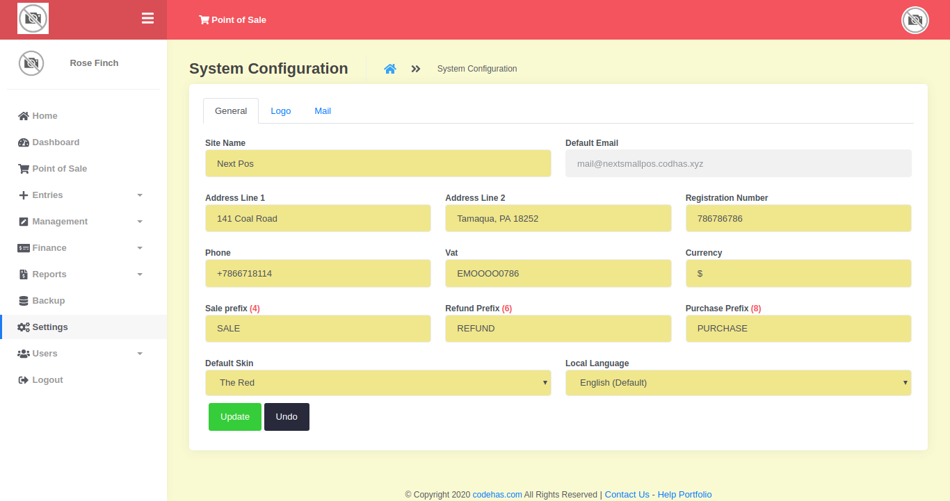 Small Business Point Of Sale - Next POS by Rose-Finch | CodeCanyon