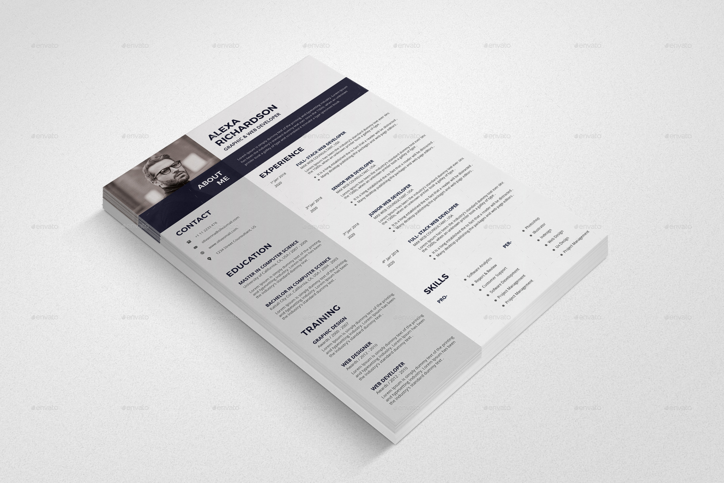 Resume, Print Templates | GraphicRiver