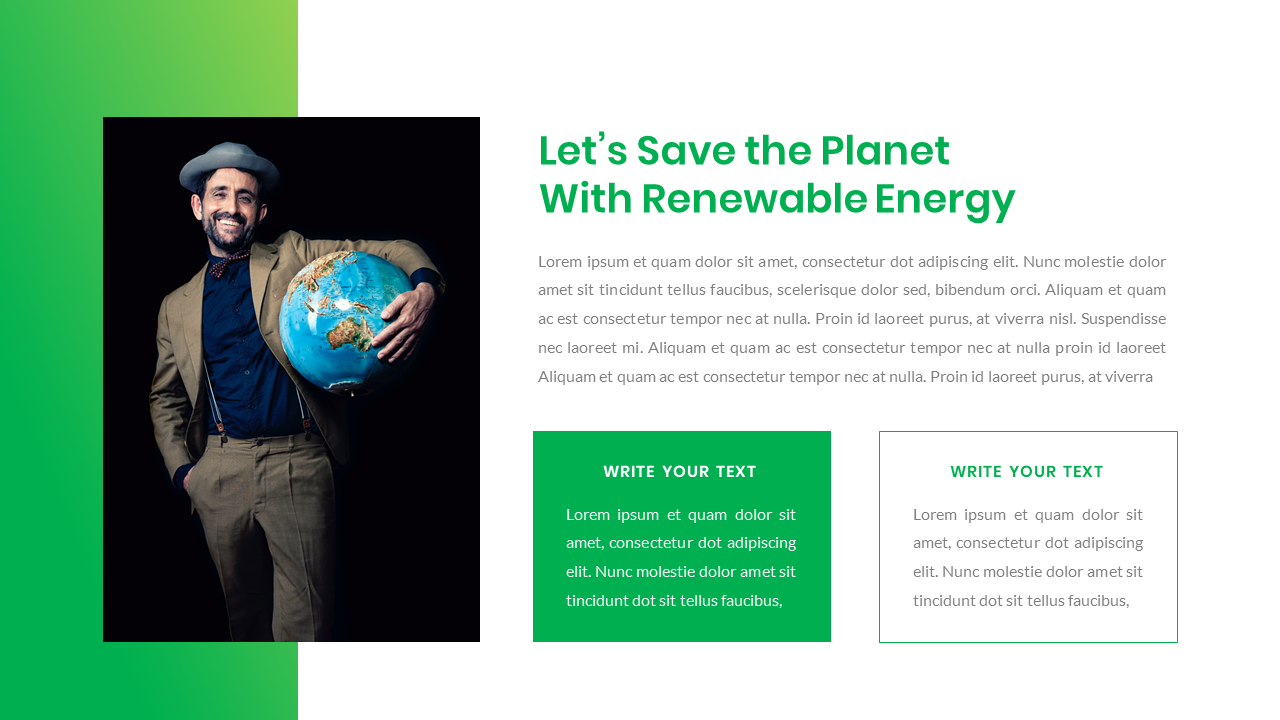 Renewable – Solar Panel & Renewable Energy Google Slides Template ...