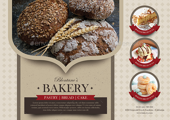 Bakery Menu Flyer, Print Templates | GraphicRiver