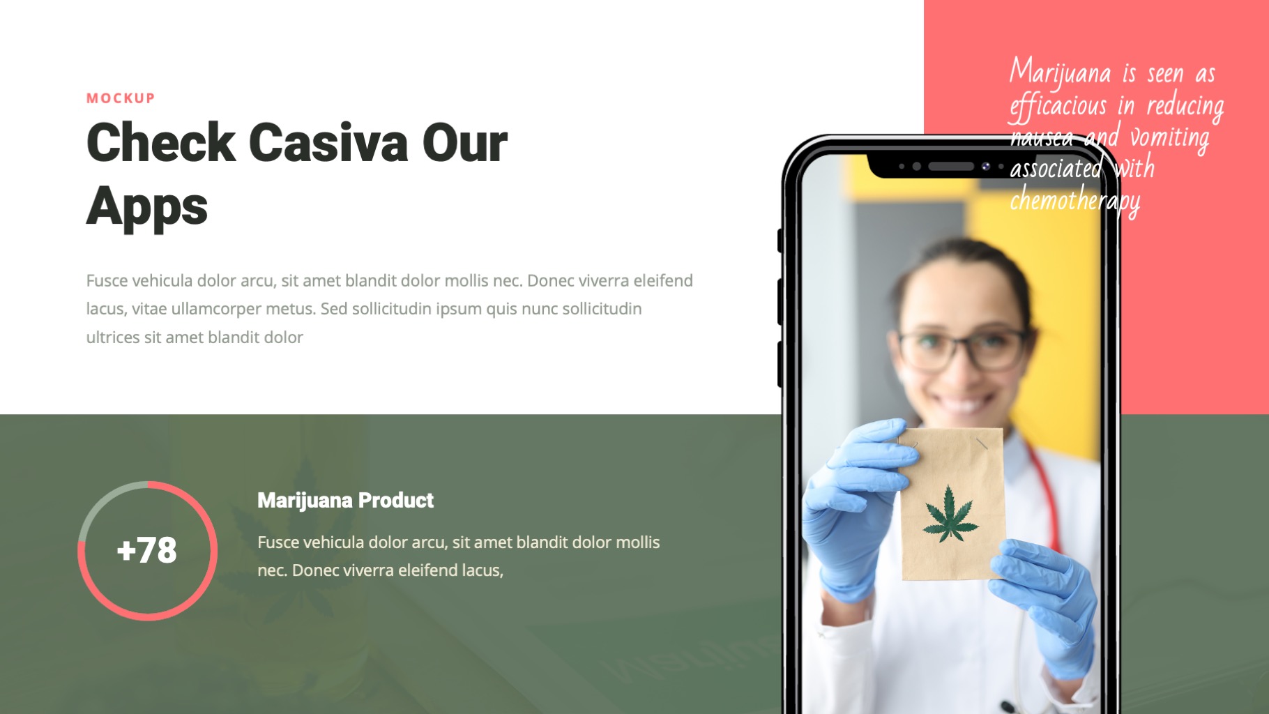 Green Casiva - Medical Marijuana & Cannabis Powerpoint Template ...