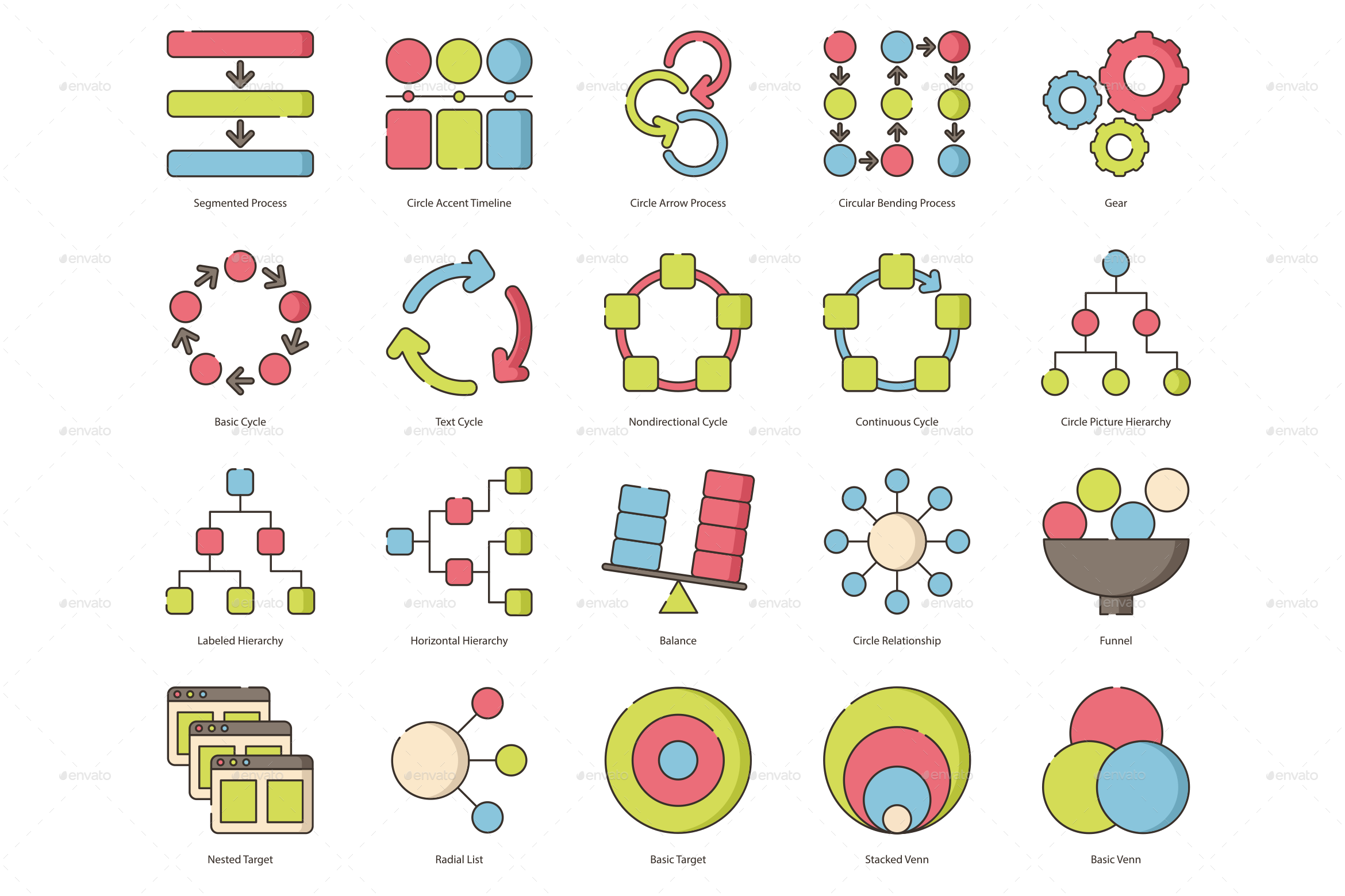 80 Infographic Icons, Icons | GraphicRiver