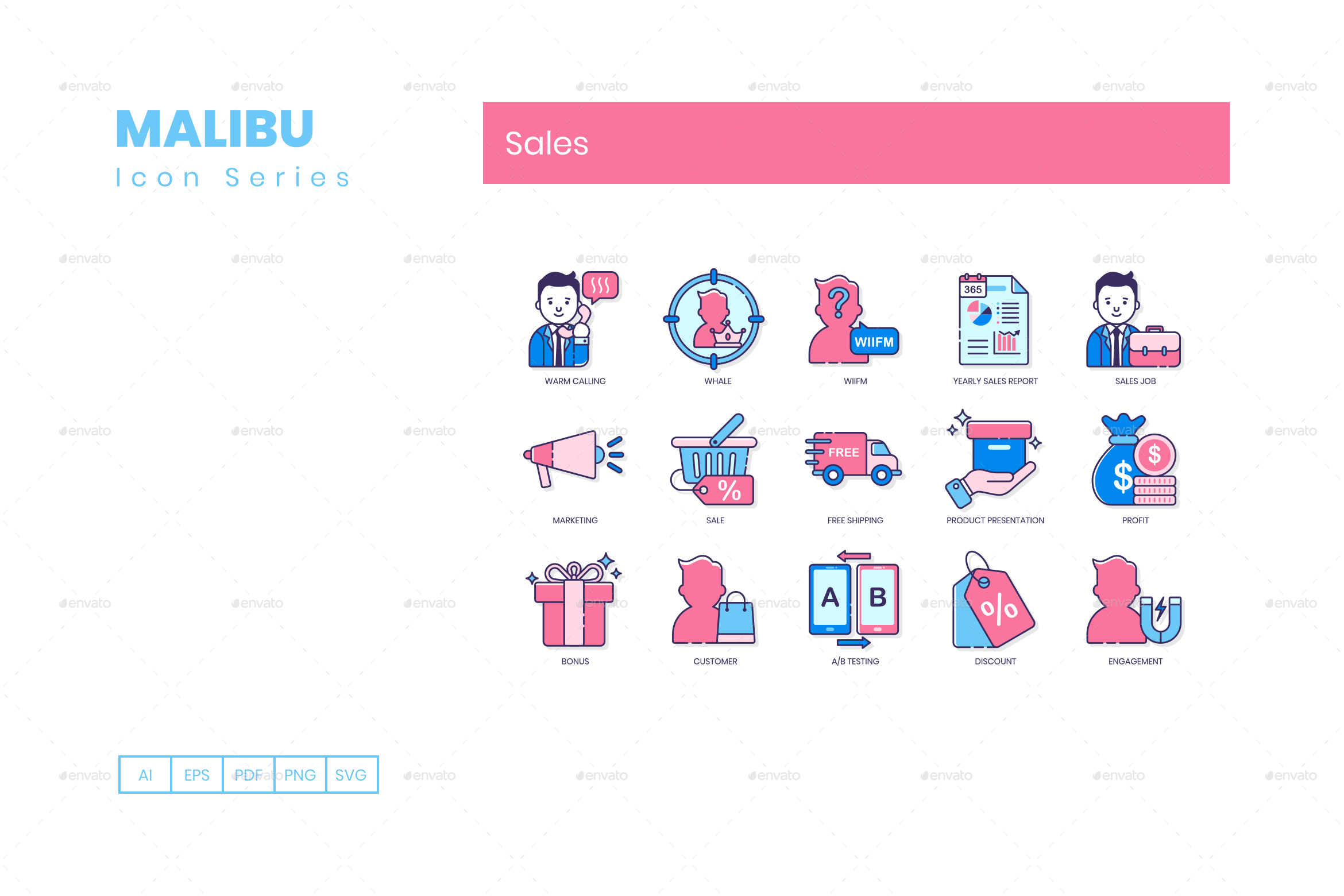 70 Sales Icons by Krafted | GraphicRiver