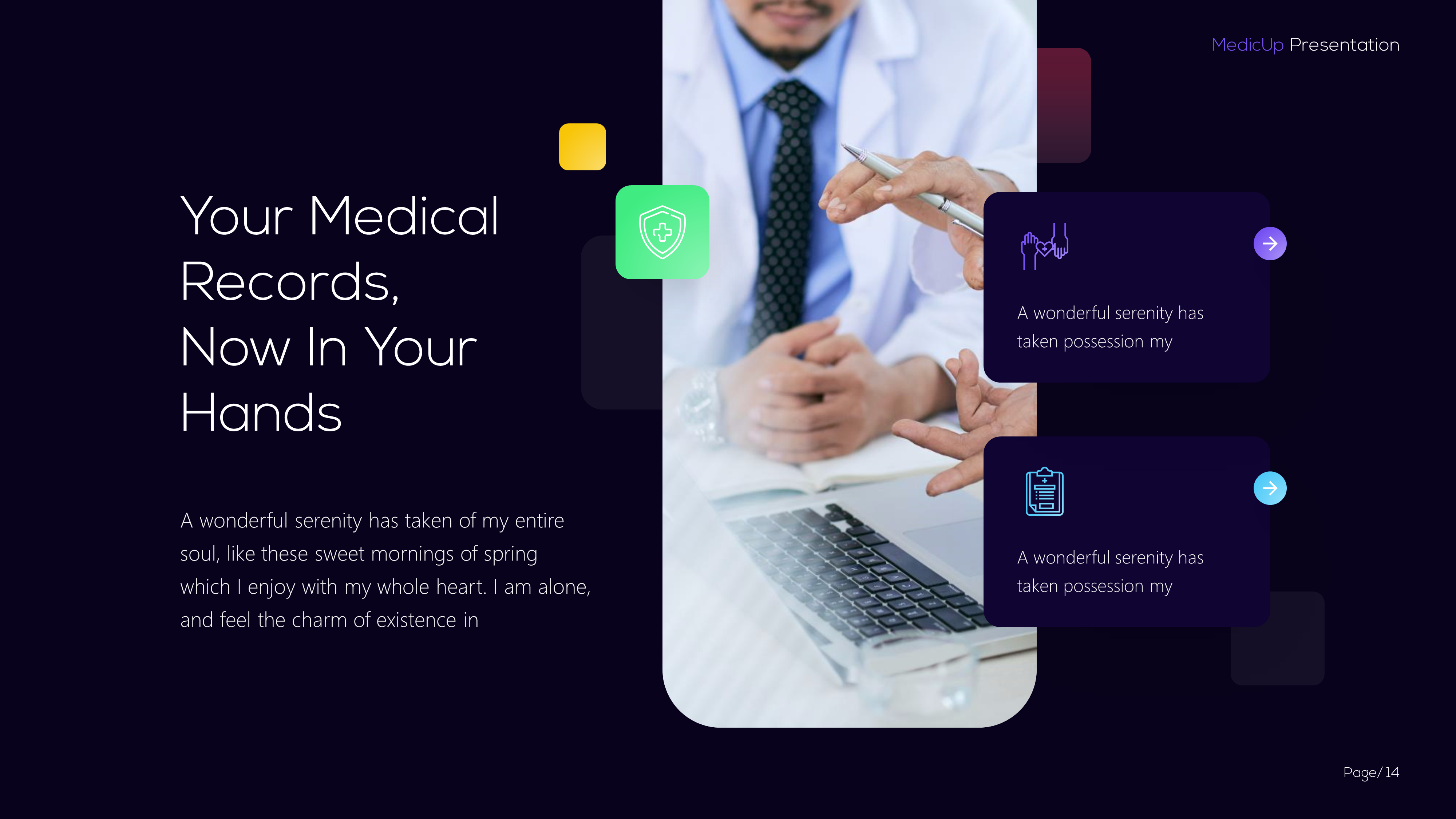 MedicUp Healthcare PowerPoint Template, Presentation Templates ...
