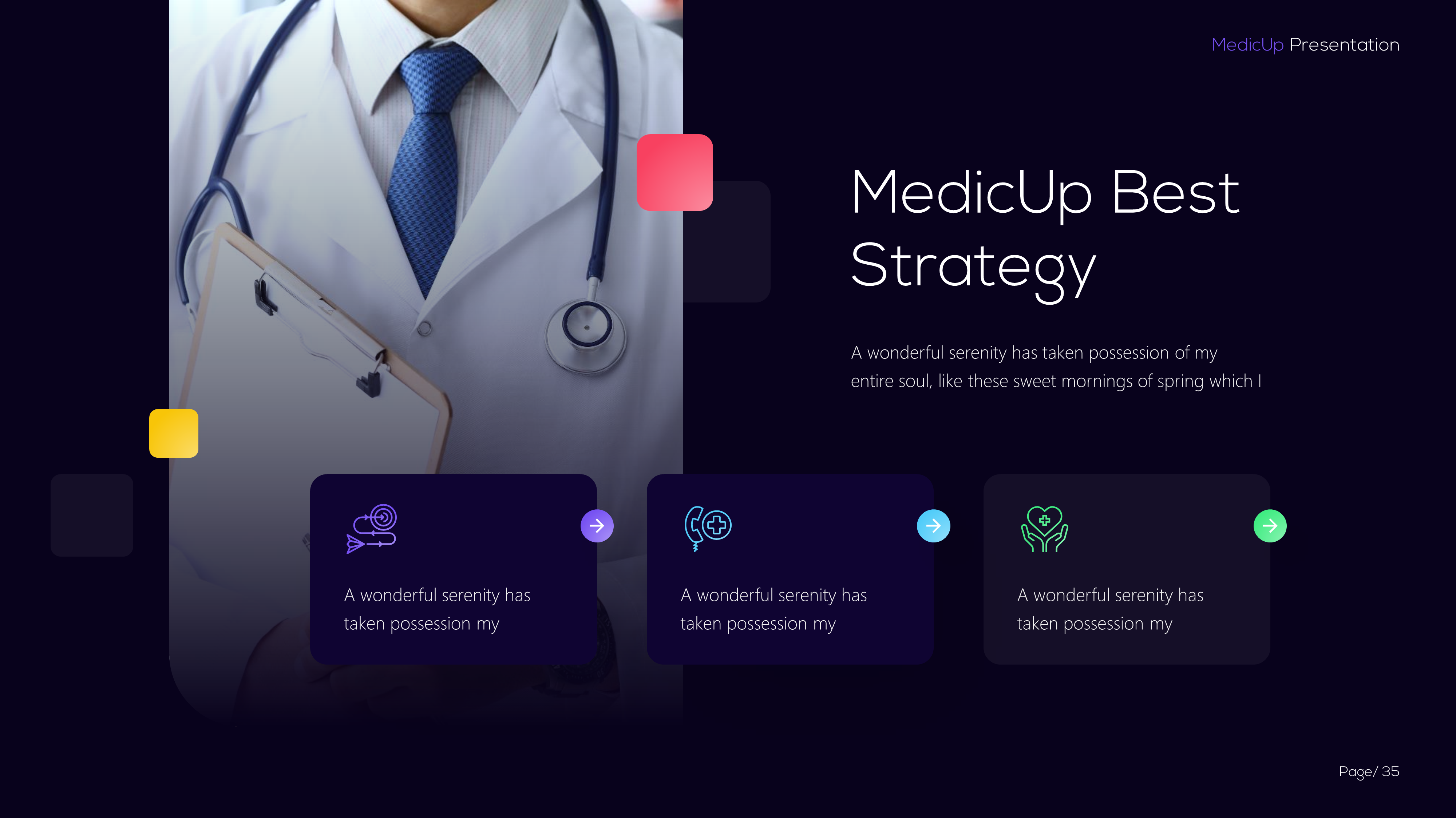 MedicUp Healthcare PowerPoint Template, Presentation Templates ...
