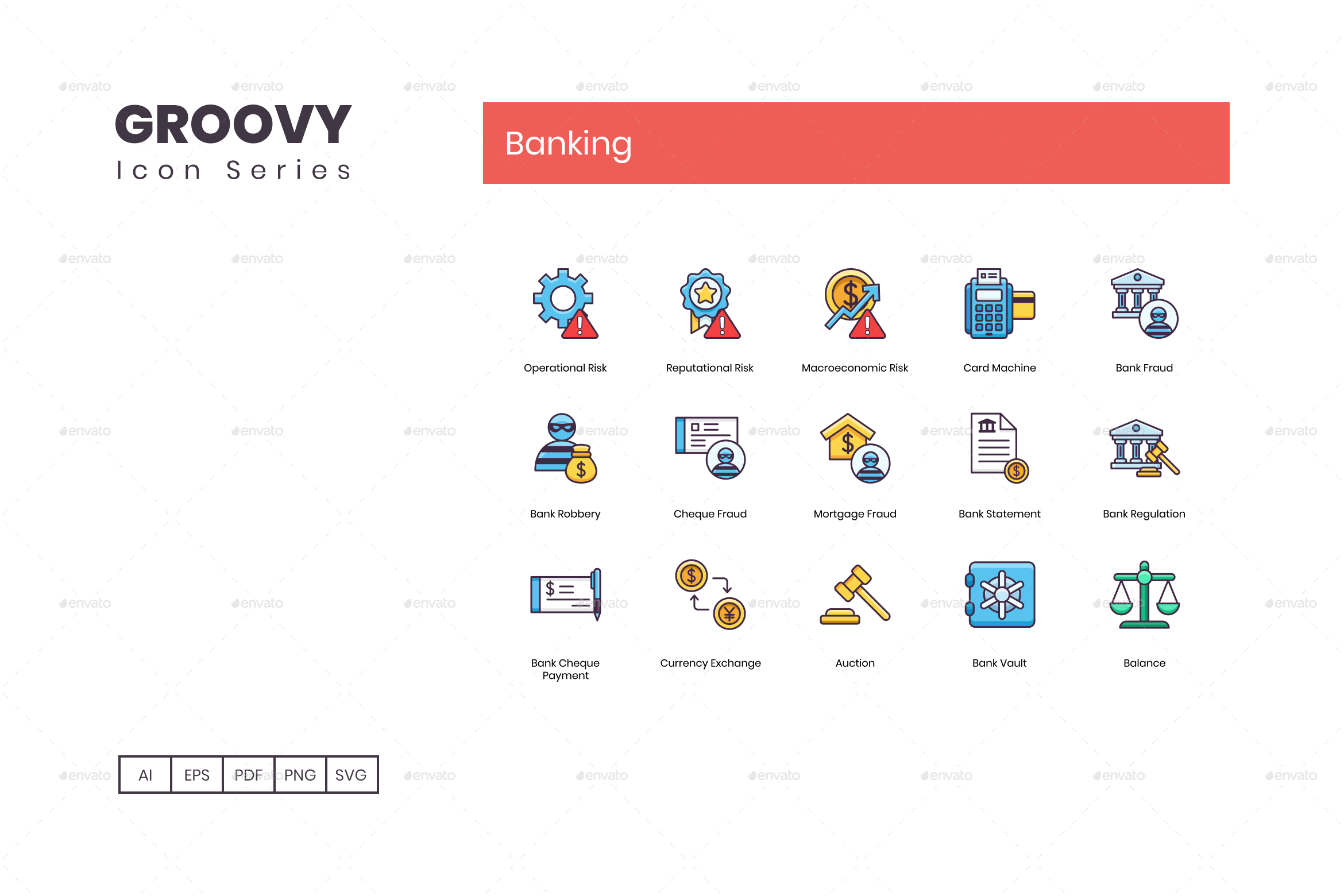70 Banking Icons, Icons | GraphicRiver