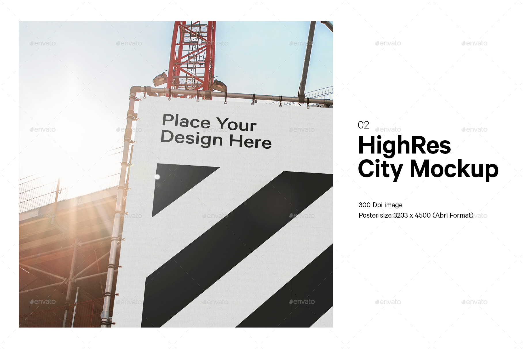 4x Construction Mockup, Graphics | GraphicRiver