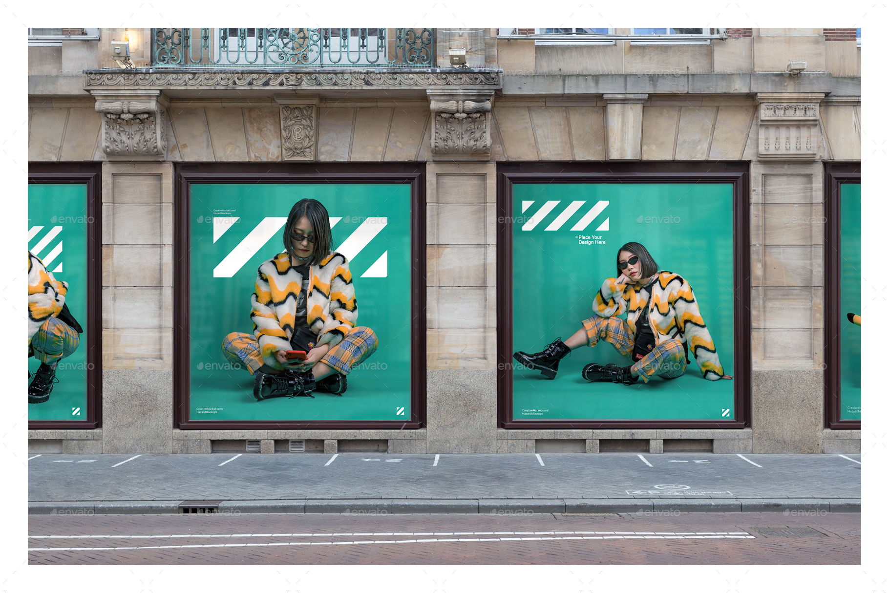 Store Window Sticker Mockup, Graphics | GraphicRiver