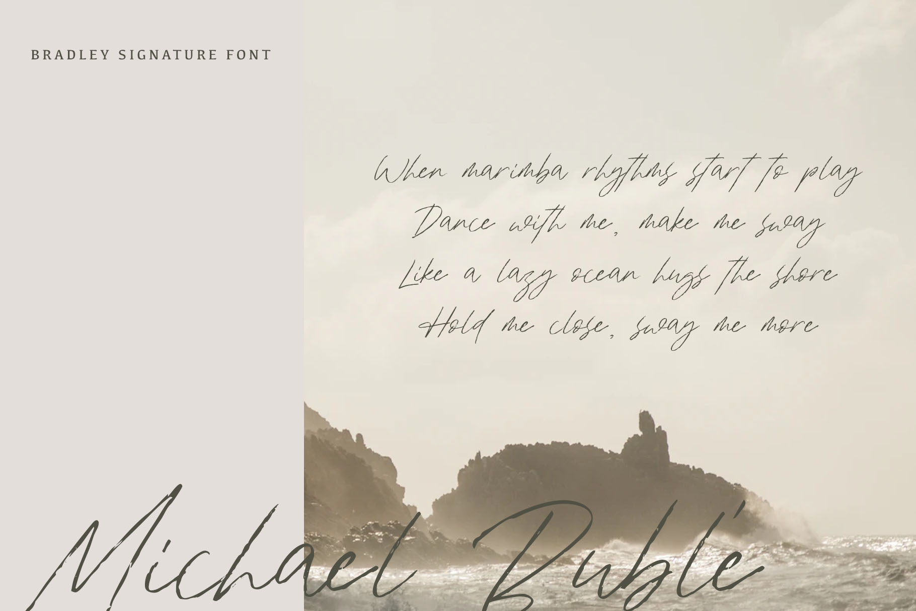 Bradley Signature Script Font, Fonts | GraphicRiver